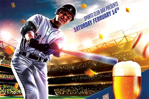 Baseball Flyer PSD Template Download | Hyperpix