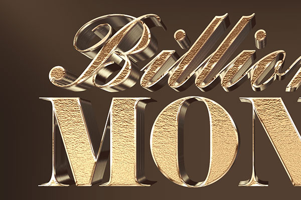 Gold Foil 3D Text Effect Download Text Style | Hyperpix