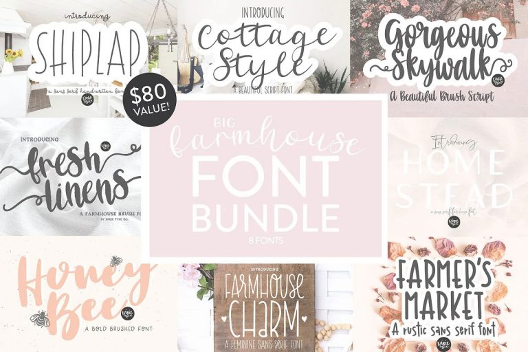 55+ Best Farmhouse Fonts (FREE / Premium) 2024 | Hyperpix