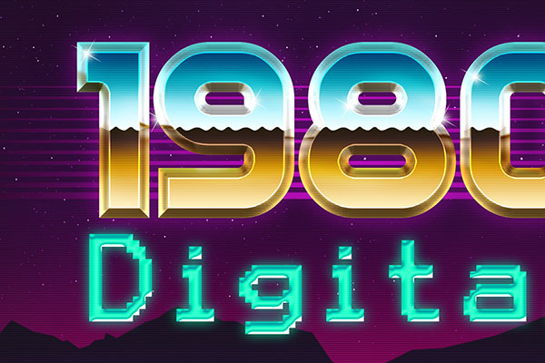 Retro 80s Text Style Download Text Effect | Hyperpix