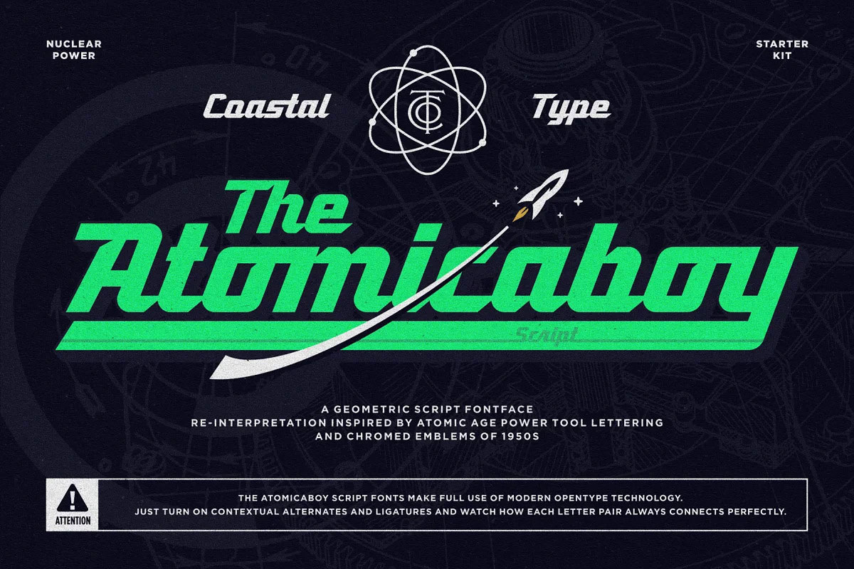 Best 1950s Fonts (FREE / Premium) 2024 | Hyperpix