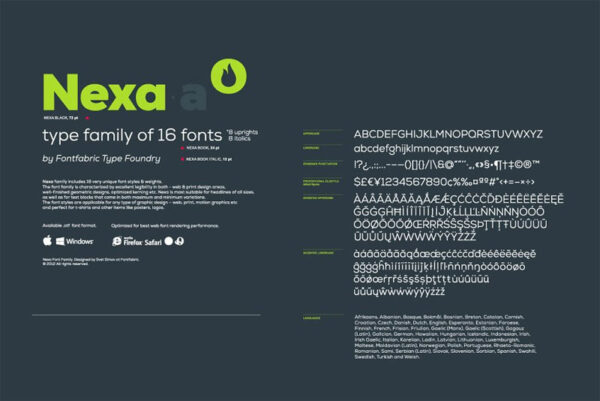 55+ Best Geometric Fonts (FREE / Premium) 2024 | Hyperpix