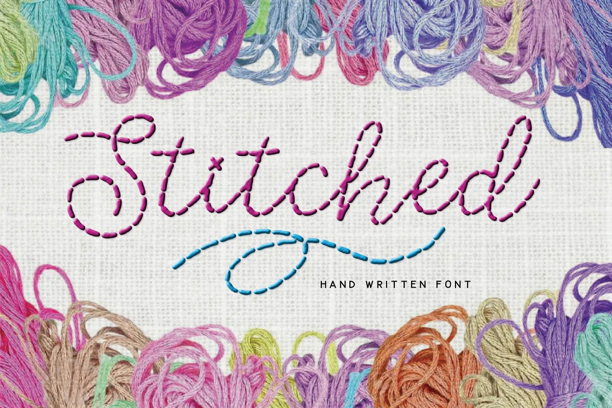 45+ Best Embroidery Fonts (FREE / Premium) 2024 | Hyperpix
