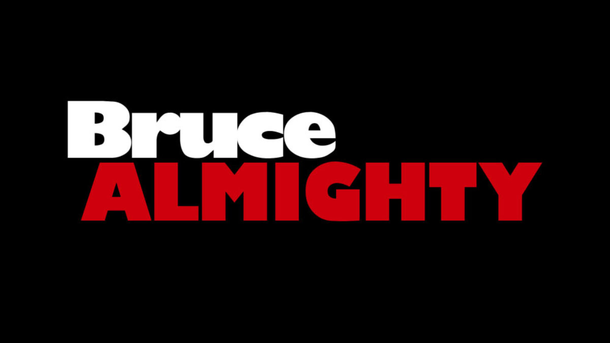 Bruce Almighty Logo Bruce Almighty – Full Screen • DVD – Mikes