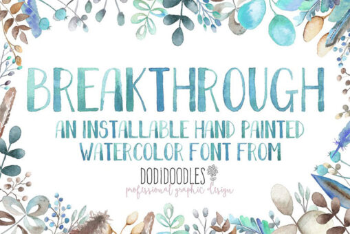 80+ Best Watercolor Fonts (FREE / Premium) 2024 | Hyperpix