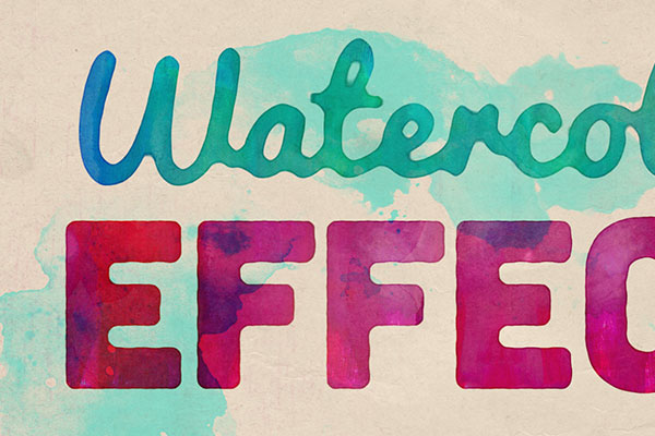 Watercolor Text and Logo Effects Vol.10 FREE PSD | Hyperpix