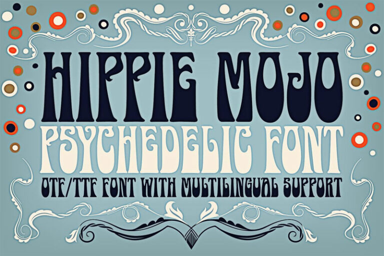 55+ Best Hippie Fonts (FREE / Premium) 2024 | Hyperpix