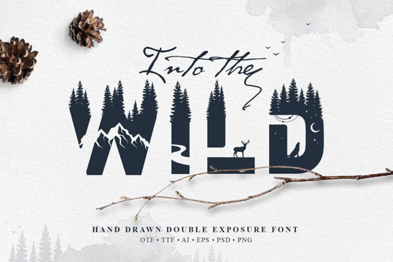 85+ Best Camping and Hiking Fonts (FREE / Premium) 2024 | Hyperpix