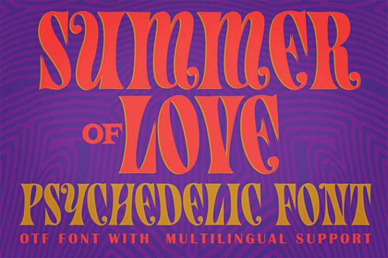 55+ Best Hippie Fonts (FREE / Premium) 2024 | Hyperpix