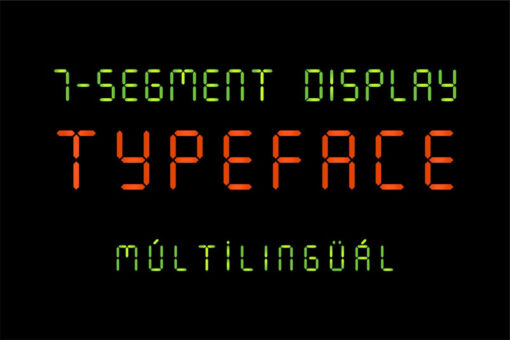 Best Digital Clock Fonts (FREE / Premium) 2024 | Hyperpix