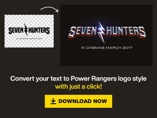 Power Rangers Font FREE + (PSD Style) | Hyperpix