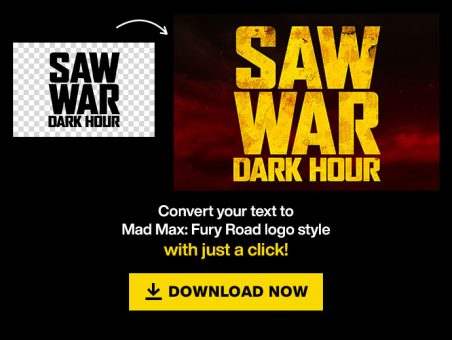Mad Max: Fury Road Font FREE Download + (PSD Style) | Hyperpix