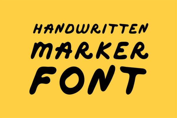 200+ Best Marker Fonts (FREE / Premium) 2024 | Hyperpix