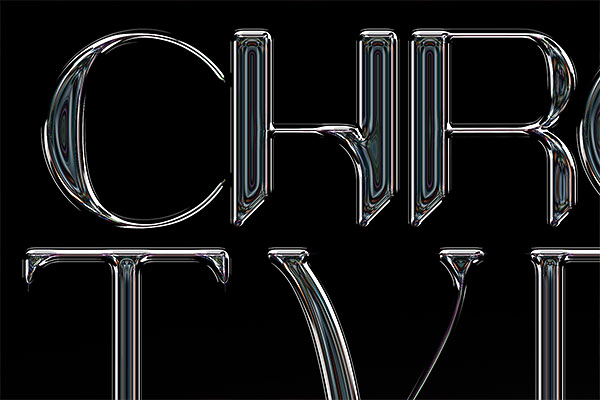 Metallic Chrome Text Effect Vol.7 Download PSD | Hyperpix