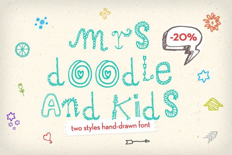 65+ Best Doodle Fonts (FREE / Premium) 2021 | Hyperpix