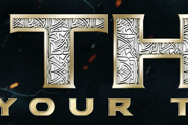 Thor: The Dark World Text Effect | Logo PSD Style | Hyperpix