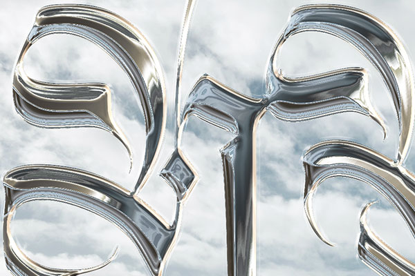 Realistic Metal Chrome Text Effect Vol.3 PSD Template | Hyperpix