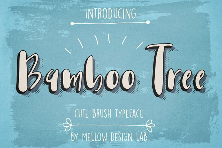 20+ Best Bamboo Fonts (FREE / Premium) 2024 | Hyperpix