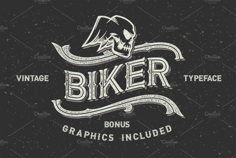 Best Biker Fonts [FREE / Premium] 2024 | Hyperpix