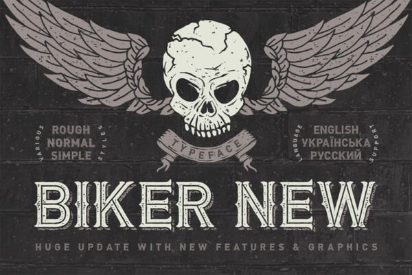 Best Biker Fonts [FREE / Premium] 2024 | Hyperpix