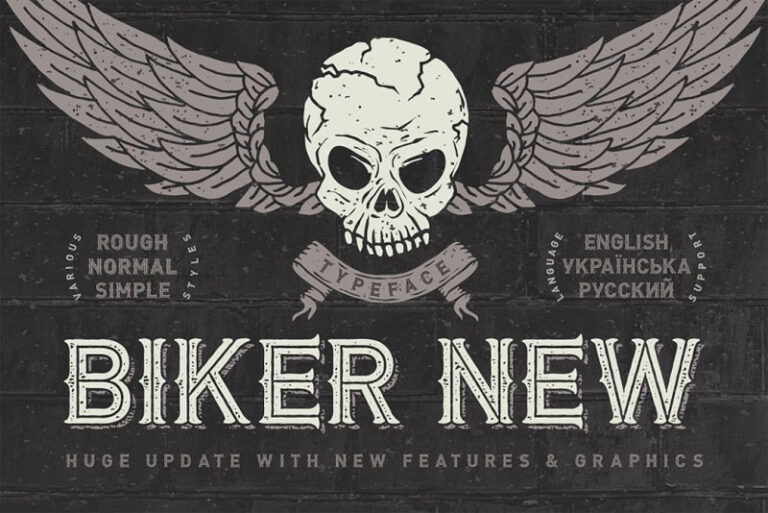 Best Biker Fonts [FREE / Premium] 2024 | Hyperpix