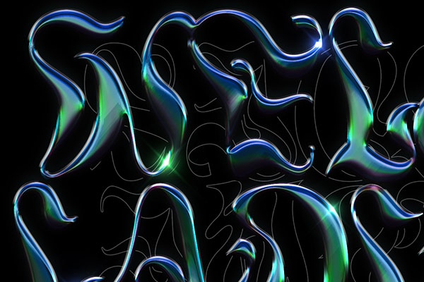 Chrome Text Effect Vol.24 PSD Text Style | Hyperpix