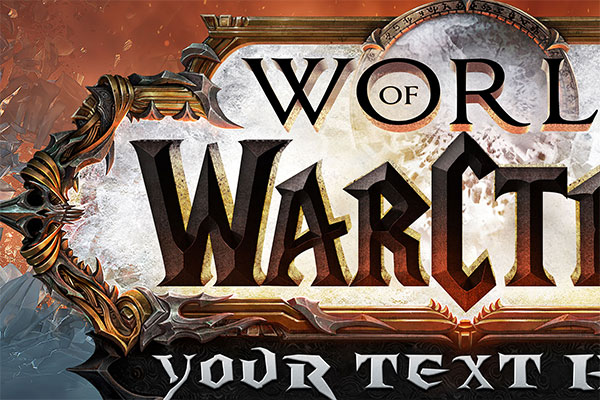 World of Warcraft: Shadowlands Text Effect PSD Style | Hyperpix