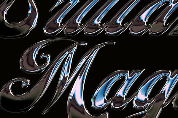 Realistic Metal Chrome Text Effect Vol.8 | Hyperpix