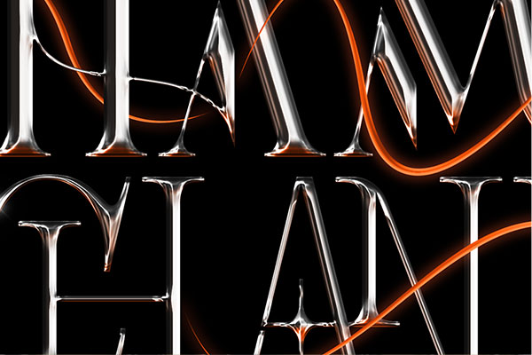 Cinematic Chrome Text Effect PSD Text Style | Hyperpix