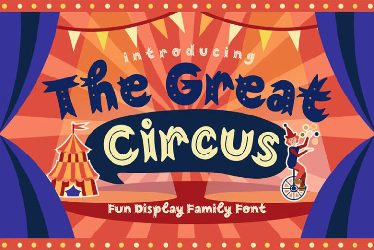 45+ Best Circus Fonts (FREE / Premium) 2024 | Hyperpix