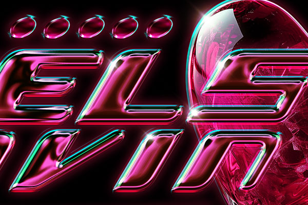 Y2K Chrome Logo / Text Effect Vol.19 PSD Text Style | Hyperpix