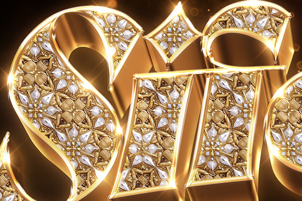 Gold Jewel Logo and Text Effect Vol.2 [PSD] | Hyperpix
