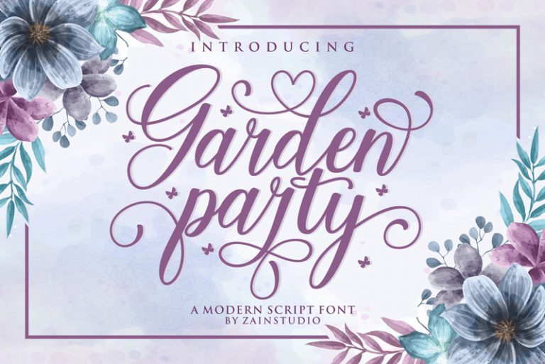 55+ Best Garden Fonts (FREE / Premium) 2024 | Hyperpix