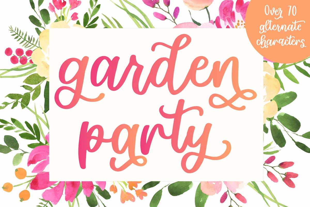 55+ Best Garden Fonts (FREE / Premium) 2024 | Hyperpix